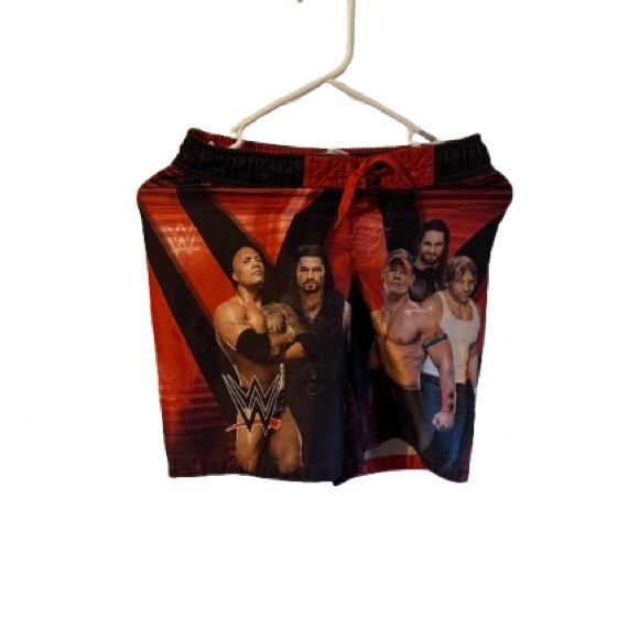 WWE | Swim | Wwe Vintage Kids Swimwear Great Condition Color Red | Poshmark